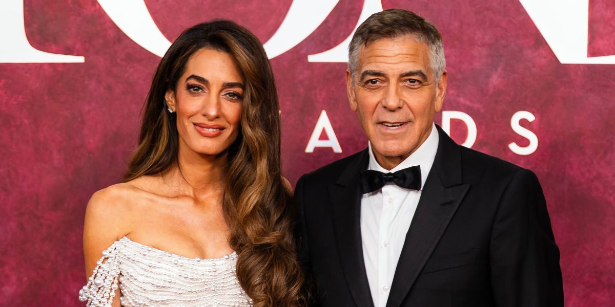 La aparición de George Clooney y su esposa Amal en los Tony 2025 ...